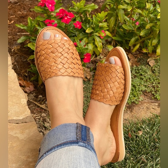 Agave Girl | Shoes | Agave Girl Xopan Tan Slides Size 247us | Poshmark